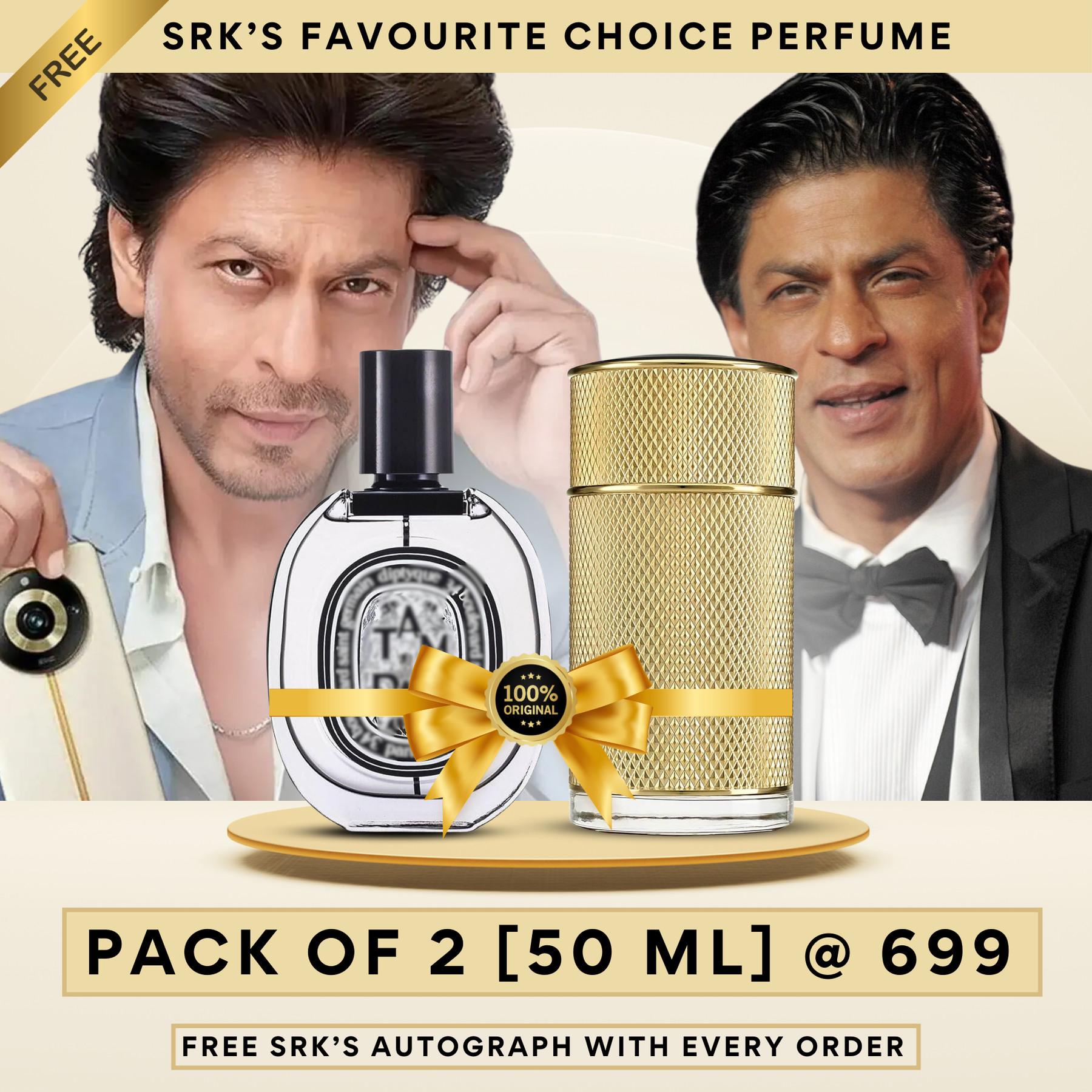 SRK Perfumes Combo [Pack of 2] | Dunhill and Tam Dao [SRK'S Autograph ...